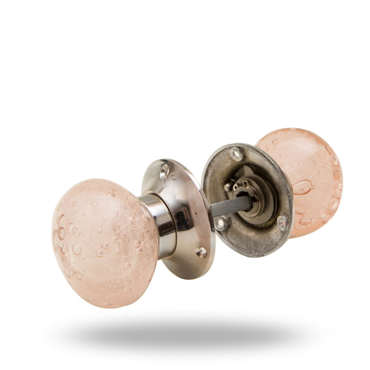 Trinca-Ferro Bubble Glass Interior Mortise Door Knob | Wayfair